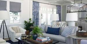 Beautiful Blue And White Window Treatments - Blindsgalore Blog