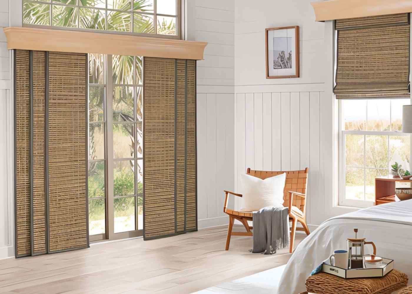 Bamboo Shades for Sliding Glass Doors | Natural Cooling Solutions