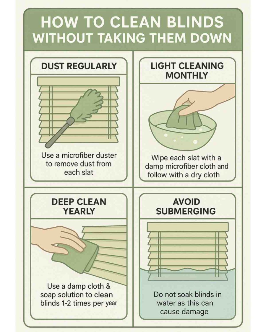 How to Clean and Maintain Window Blinds for Longevity