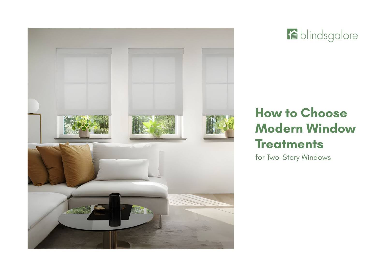 Modern Window Treatments for Two-Story Windows | Guide