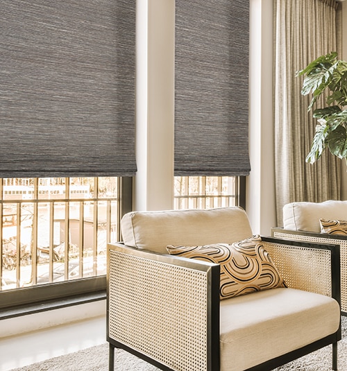 Blindsgalore Luxera Waterfall Natural Woven Shades | Blindsgalore